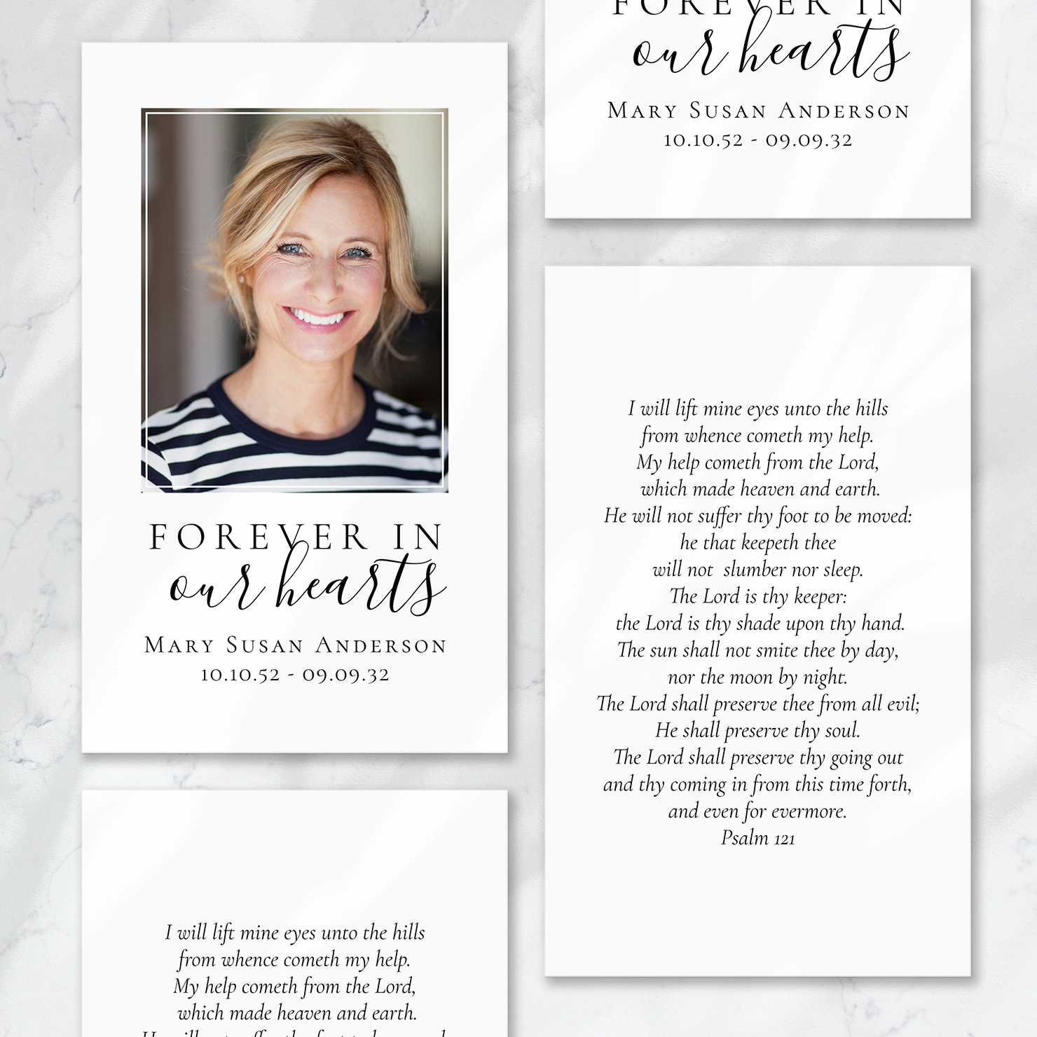 What is a Funeral Prayer Card? - Sunflower Memorials